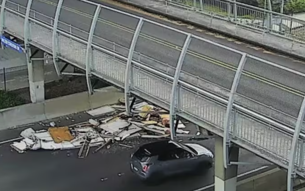 Motorway Mayhem: Tiny House Transport Ends in Overbridge Collision on ...